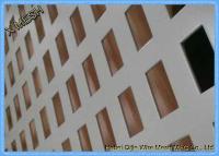 China Square Holes Perforated Metal Panel Facade SS Plates Excellent Visibility for sale