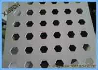 China Anti Skid Perforated Metal Mesh , Wire Mesh Flooring Punching Hole Nature Surface for sale