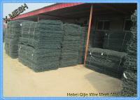 China ASTM A 975 PVC Coated Gabion Baskets 0.5mm Coating Double Twisted Mesh for Riverbank Erosion Control for sale