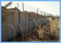 China 4.0 / 5.0 MM Hesco Flood Barriers Use For River And Sea Bank for sale