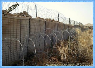 China 4.0 / 5.0 MM Hesco Flood Barriers Use For River And Sea Bank for sale