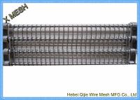 China Plain Weave Metal Wire Mesh Conveyor Belt 4.0m Width 30m Length Heavy Duty Stainless Steel for sale