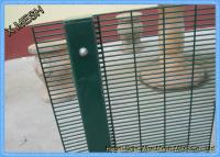 China PVC Coated Woven Wire Mesh Panels Galvanized Core Wire Sturdy For Prison for sale