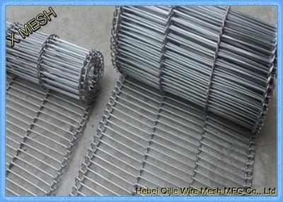 China SS304 Stainless Steel Eye Link Conveyor Belt 10 Meters Length, 100-3500mm Width Range for Industrial Applications for sale