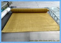China 0.03mm Square Hole Brass Woven Wire Mesh - Plain Weave for Decoration & Filtration (0.5-2m Width) for sale