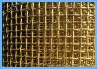 China 0.03mm Square Hole Brass Woven Wire Mesh - Plain Weave for Decoration & Filtration (0.5-2m Width) for sale