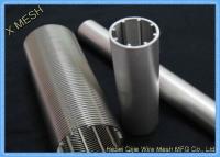 China 4 Inch Welded Metal Wire Mesh , Wrapped PVC Water Well Screen Slotted Pipe for sale