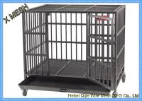 China Powder Coated Welded Wire Mesh Dog Cage - 7 Sizes 51-137cm with Rust-Resistant Finish for sale
