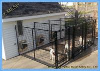 China Powder Coated Welded Wire Mesh Dog Cage - 7 Sizes 51-137cm with Rust-Resistant Finish for sale