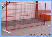 China Powder Coated Temporary Mesh Fencing 8FT x 10FT Panel with 25mm x 25mm Mesh and 3-5mm Wire Diameter for sale