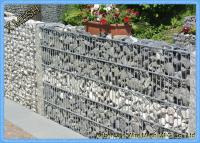 China 5mm Wire Gauge Welded Gabion Baskets Silver Galfan For Architectural Cladding for sale