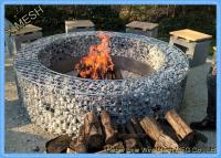 China 5mm Wire Gauge Welded Gabion Baskets Silver Galfan For Architectural Cladding for sale