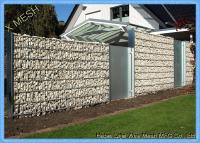 China 5mm Wire Gauge Welded Gabion Baskets Silver Galfan For Architectural Cladding for sale