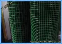 China Rectangular Hole PVC Coated Welded Wire Mesh Panels Roll  For Outdoor Fencing for sale