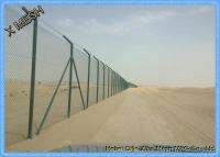 China Easily Install Chain Link Fence Fabric Green Color PVC Coated Materials for sale