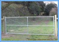 China Vinyl Residential Chain Link Security Fence Steel Wire Property Boundary for sale