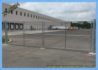 China Vinyl Residential Chain Link Security Fence Steel Wire Property Boundary for sale