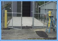 China 3 Foot Industrial Chain Link Fence Fabric Durable Strong Surface Low Maintenance for sale