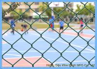 China 3 Foot Industrial Chain Link Fence Fabric Durable Strong Surface Low Maintenance for sale