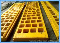 China Yellow Polyurethane Vibrating Sieve Screen for Aggregate Ore Processing -40°C to +70°C Temperature Range for sale