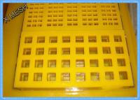 China Yellow Polyurethane Vibrating Sieve Screen for Aggregate Ore Processing -40°C to +70°C Temperature Range for sale