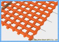 China Orange Polyurethane Self Cleaning Screen Mesh High Wear Resistance For Metallurgy for sale