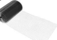 China 3mm Wire Diameter 15cm Openning Black Welded Wire Mesh for South American Market for sale