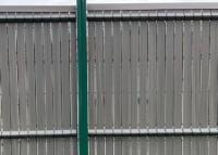 China Outdoor Decorative 4ft Curved Metal Fence Plastic Pvc Coated for sale