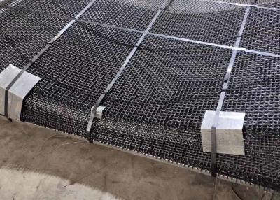 China Crimped Wire SGS Mining Screen Mesh Size 1.5m X 1.95m for sale