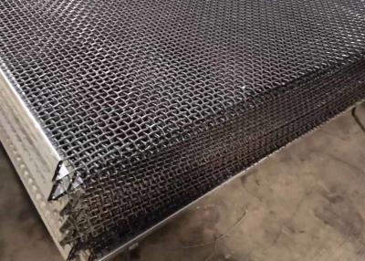 China Ss 201 Lock Crimped Vibrating Screen Wire Mesh Size 1.5m X 1.95m for sale