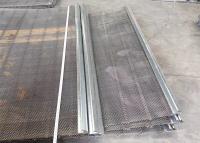 China Black Iron 4mm Vibrating Screen Mesh Square Woven Crimped Wire for sale