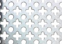 China 6mm thickness Full Leaf Clover Pattern  Perforated Metal Sheets for sale