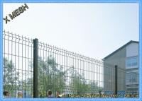 China Galvanized And PVC Coated 3D Curved Welded Wire Mesh Fence For Garden Fence for sale