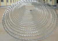 China Hot Dipped Galvanized High Security Cbt-65 Razor Barbed Wire Concertina Wire For Wire Fencing for sale