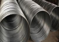 China Hot Dipped Galvanized High Security Cbt-65 Razor Barbed Wire Concertina Wire For Wire Fencing for sale