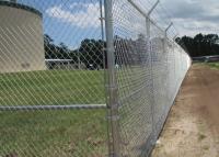 China Galvanized / PVC Coated Chain Link Fence Cyclone Fencing 3 Foot Height for sale