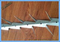 China Hot Dipped Galvanized And PVC Coated Black Medium Wall Spikes 0.8mm Thickness for sale