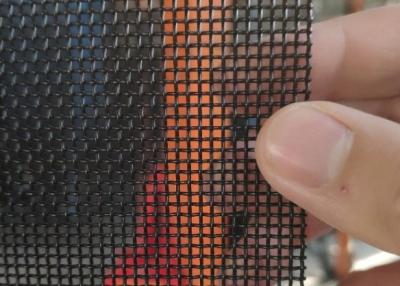 China OEM 316 Stainless Steel Fly Screen Mesh Black Coated for sale