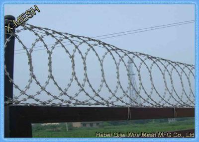 China Ss430 Stainless Steel Concertina Razor Wire Fence for sale