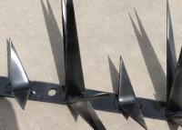 China 1m Length Large Sized Black Colored Anti Climb Wall Spike For Security for sale