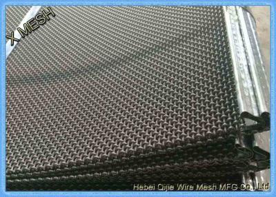 China Lock Crimped Wire Mining Screen Mesh Woven 1mm Size for sale