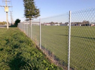 China Durable Black Chain Link Fence Privacy Fabric Hot Dipped Galvanized Mesh Fence for sale