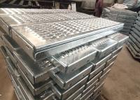 China Aluminum and Mild Carbon Punched Galvanized Walkway Grating 0.3mm-8mm Thickness with 2-10 Diamond Patterns for sale