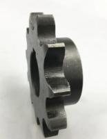 China DIN Sprocket 24B 28B 32B Chain Wheel With 10mm Tooth And C45 Material for sale