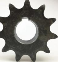 China DIN Sprocket 24B 28B 32B Chain Wheel With 10mm Tooth And C45 Material for sale