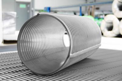 China Customized 500mm Diameter Stainless Steel V Wire Wedge Wire Screen For Durable Construction for sale