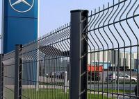 China Outdoor Decorative 4ft Curved Metal Fence Plastic Pvc Coated for sale