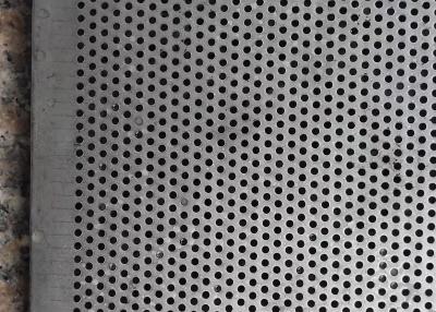 China 0.6mm Hole 80mm Width Stainless Steel Perforated Sheet Round Hole for sale