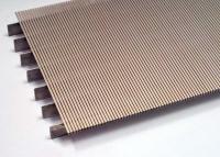 China Heavy Duty V Wire SGS 321 Stainless Steel Wedge Wire Screen Johnson Gravel Welding Panel for sale