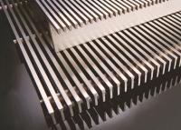 China Heavy Duty V Wire SGS 321 Stainless Steel Wedge Wire Screen Johnson Gravel Welding Panel for sale